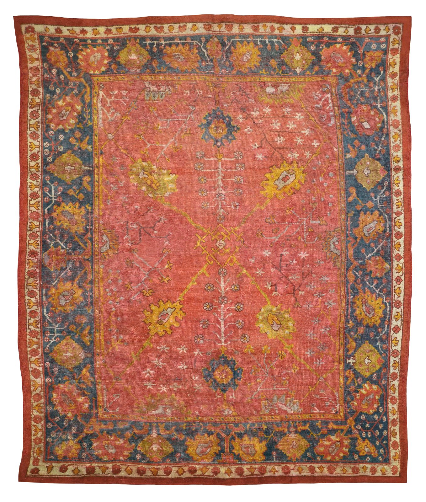 Antique Ushak carpet - Farnham Antique Carpets